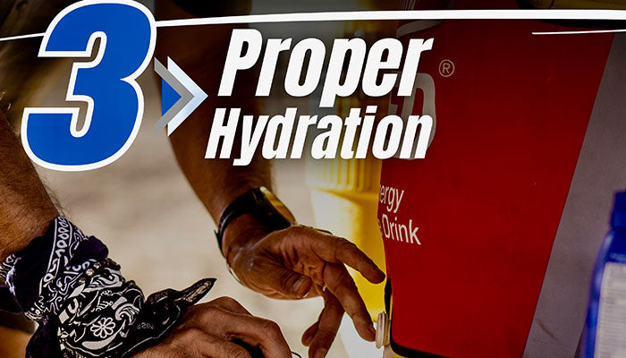 3. Proper Hydration & Hammer Nutrition